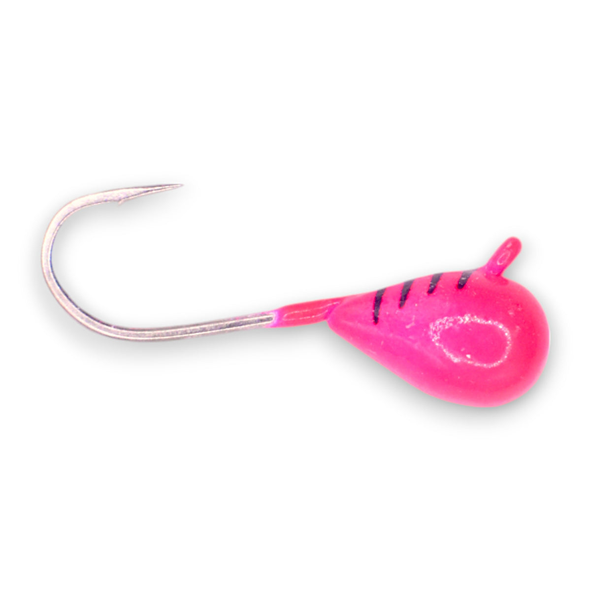 PINK BLACK STRIPE TIGER GLOW TUNGSTEN JIG – Kenders Outdoors