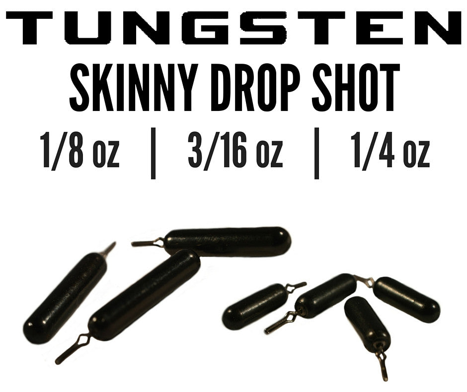 TUNGSTEN SKINNY DROP SHOT WEIGHTS – Kenders Outdoors